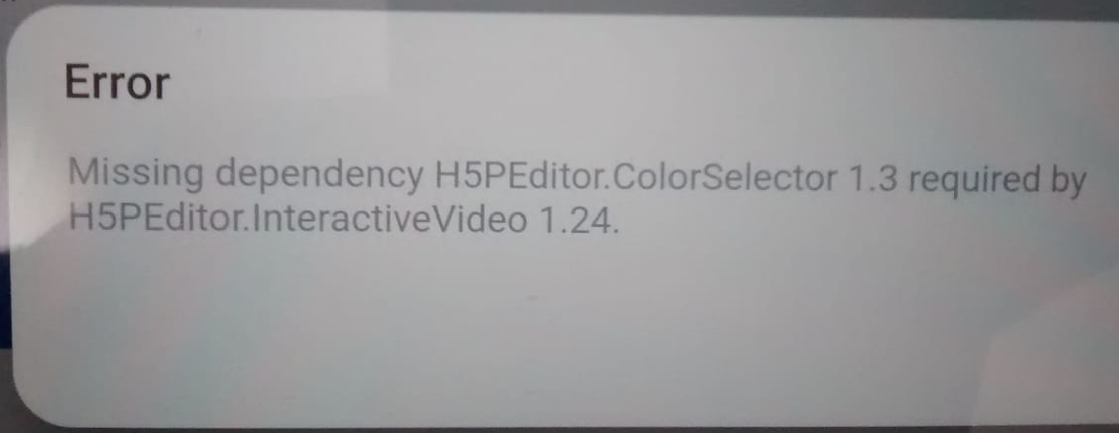 Error using H5P Editor Interactive Video on the Moodle mobile app | H5P